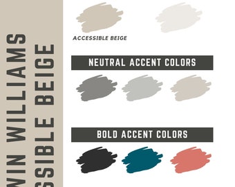 Sherwin Williams Accessible Beige Color Palette Accessible Beige Color ...