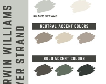 Silver Strand by Sherwin Williams Interior Paint Color Palette ...
