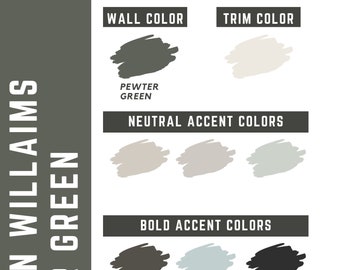 Sherwin-williams Pewter Green Paint Palette, Redend Point Color Palette ...