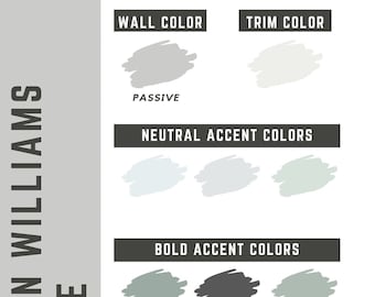 Sherwin Williams PASSIVE Interior Paint, Passive Grey Paint, Home Paint ...