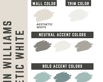 Sherwin Williams Aesthetic White Color Palette Aesthetic White Color ...