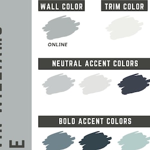 Amazing Gray Sherwin Williams Whole Home Color Palette Interior Paint ...