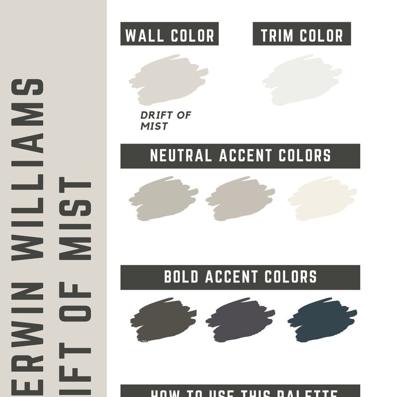 Drift of Mist Paint Palette - Etsy