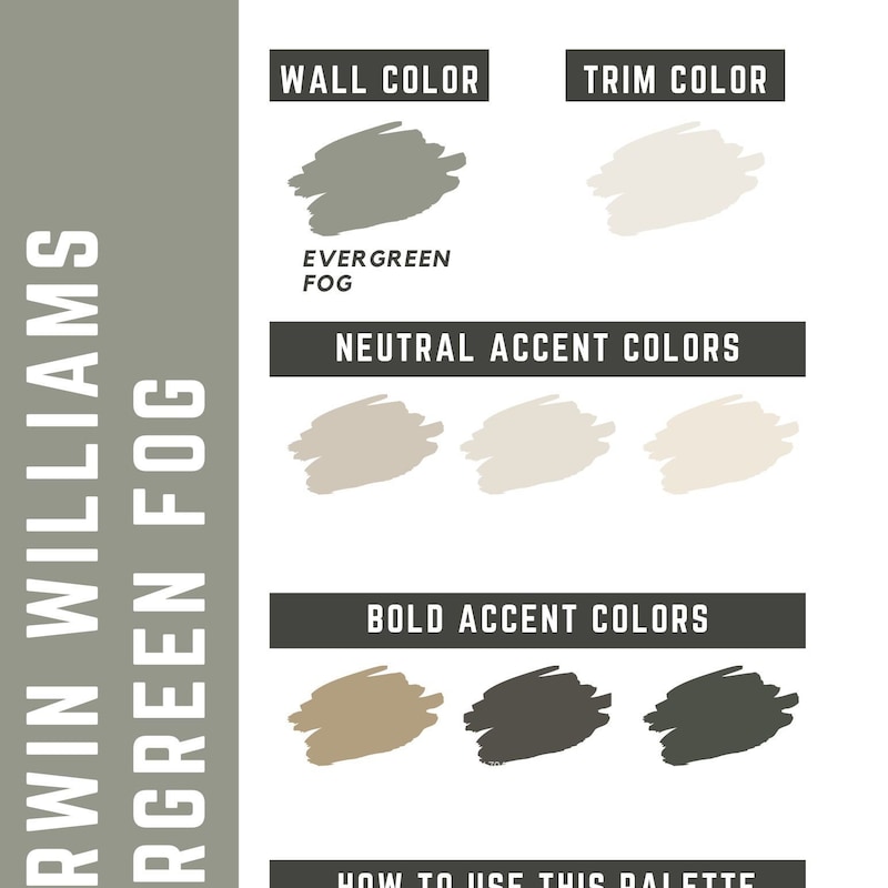 Evergreen Fog Paint Palette - Etsy