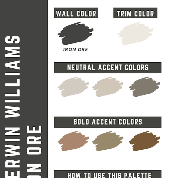 Iron Ore Paint Palette - Etsy