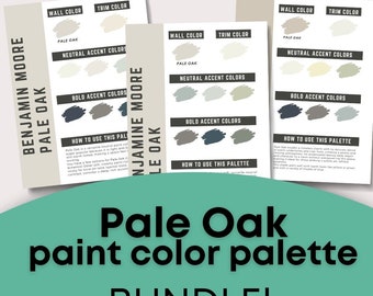 Pale Oak Coordinating Colors Whole House Color Palette Home Decor Paint ...