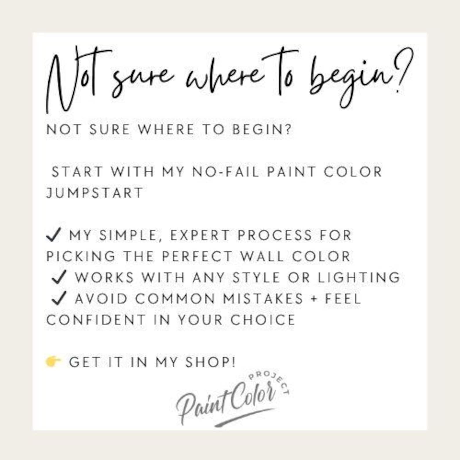 Behr Swiss Coffee Whole Home Color Palette - Interior Paint Palette - Etsy