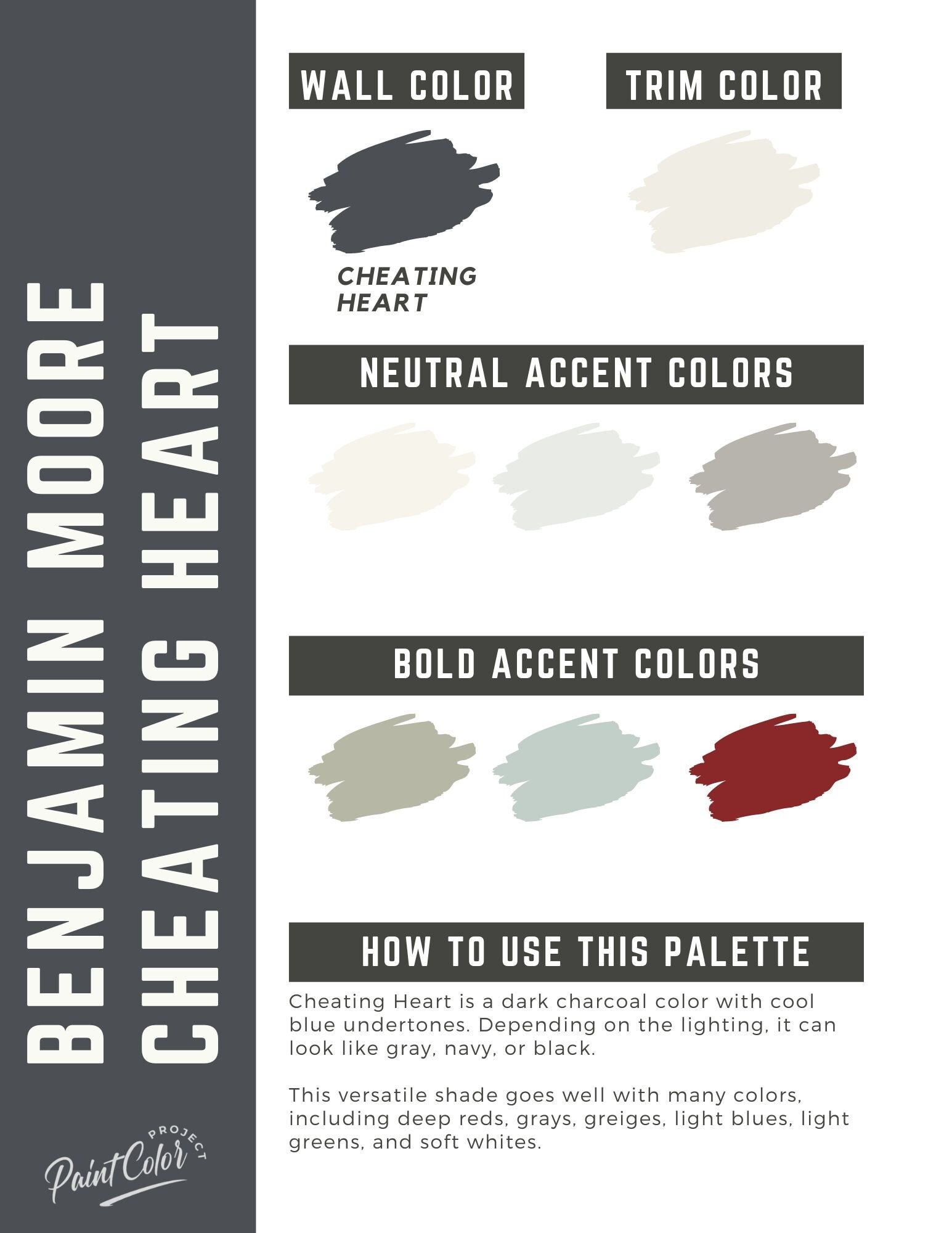 Cheating Heart Benjamin Moore Whole Home Color Palette - Interior Paint ...