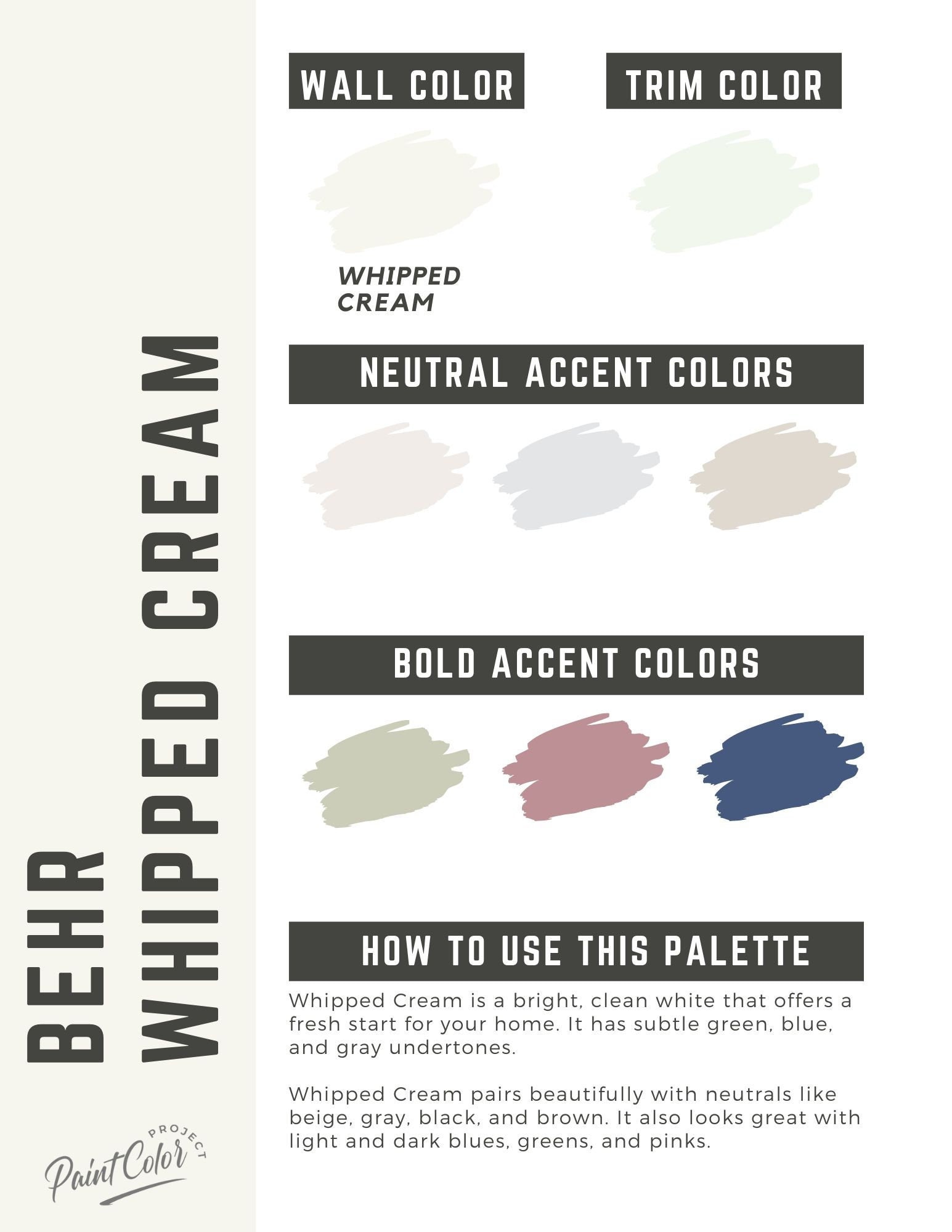Cream Paint Color Chart