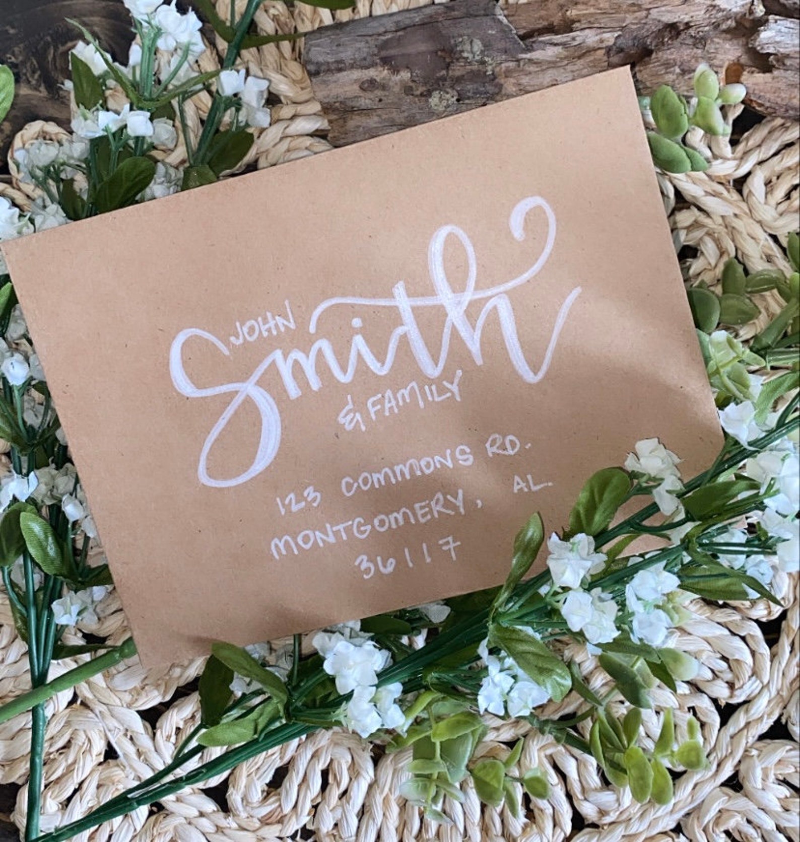 Hand Lettered Envelope Packages | Custom Envelope Addressing - Etsy