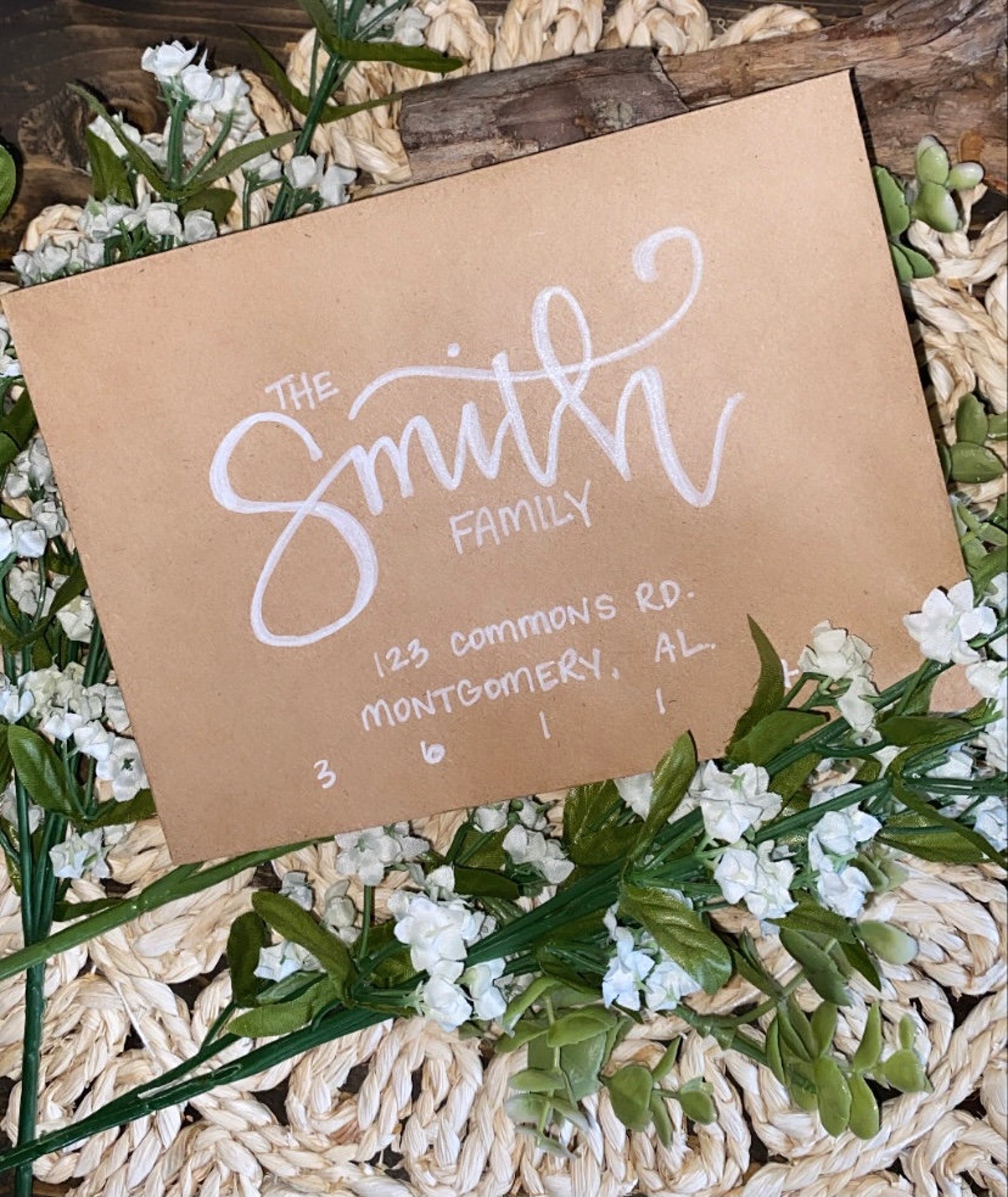 Hand Lettered Envelope Packages | Custom Envelope Addressing - Etsy