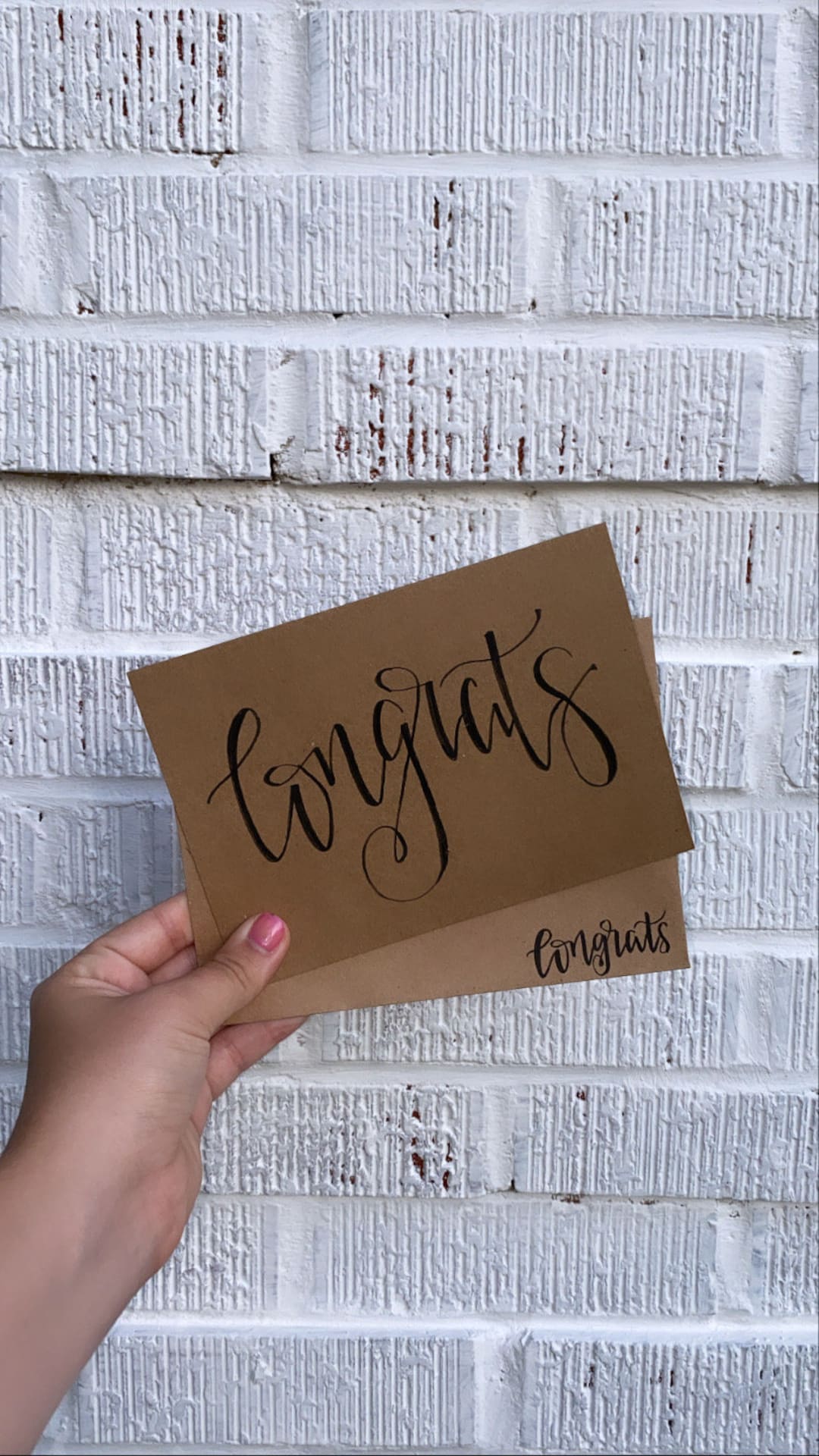 Congrats Card | Hand Lettered Cards | Congratulations - Etsy