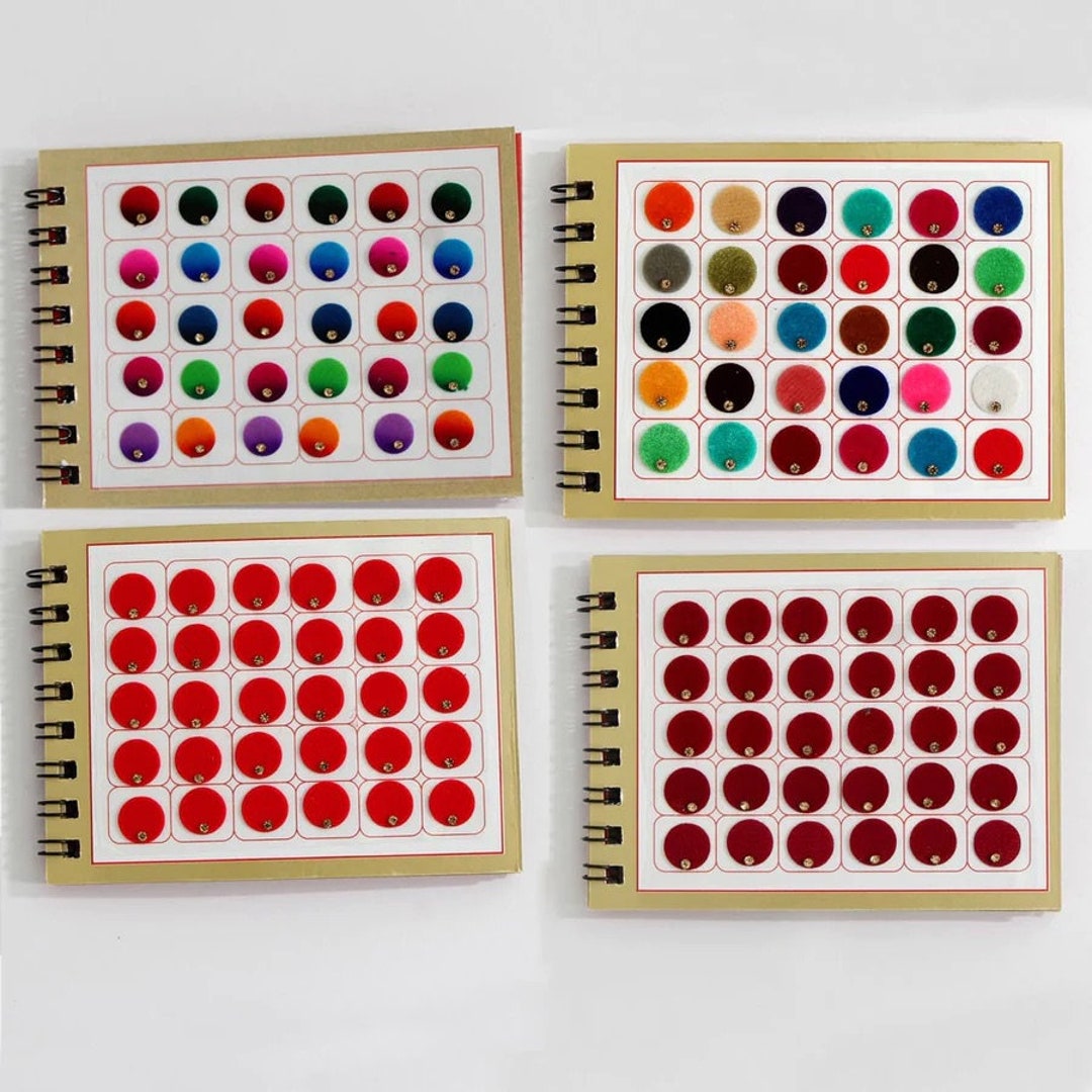 Bindi Art Deco Multicolor Sticker Book 120 Bindis Assorted Shape, Size ...