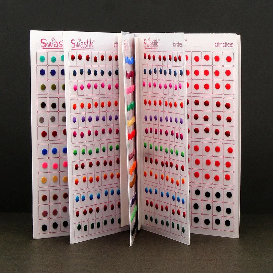 Bindi Art Deco Multicolor Sticker Book 960 Bindis Assorted - Etsy