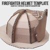 American Firefighter Helmet Cardboard - Etsy