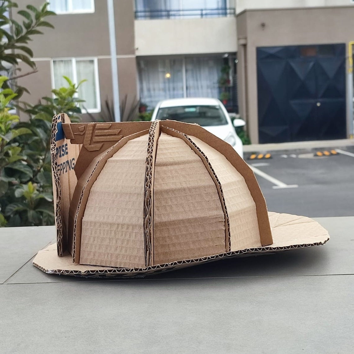 American Firefighter Helmet Cardboard - Etsy