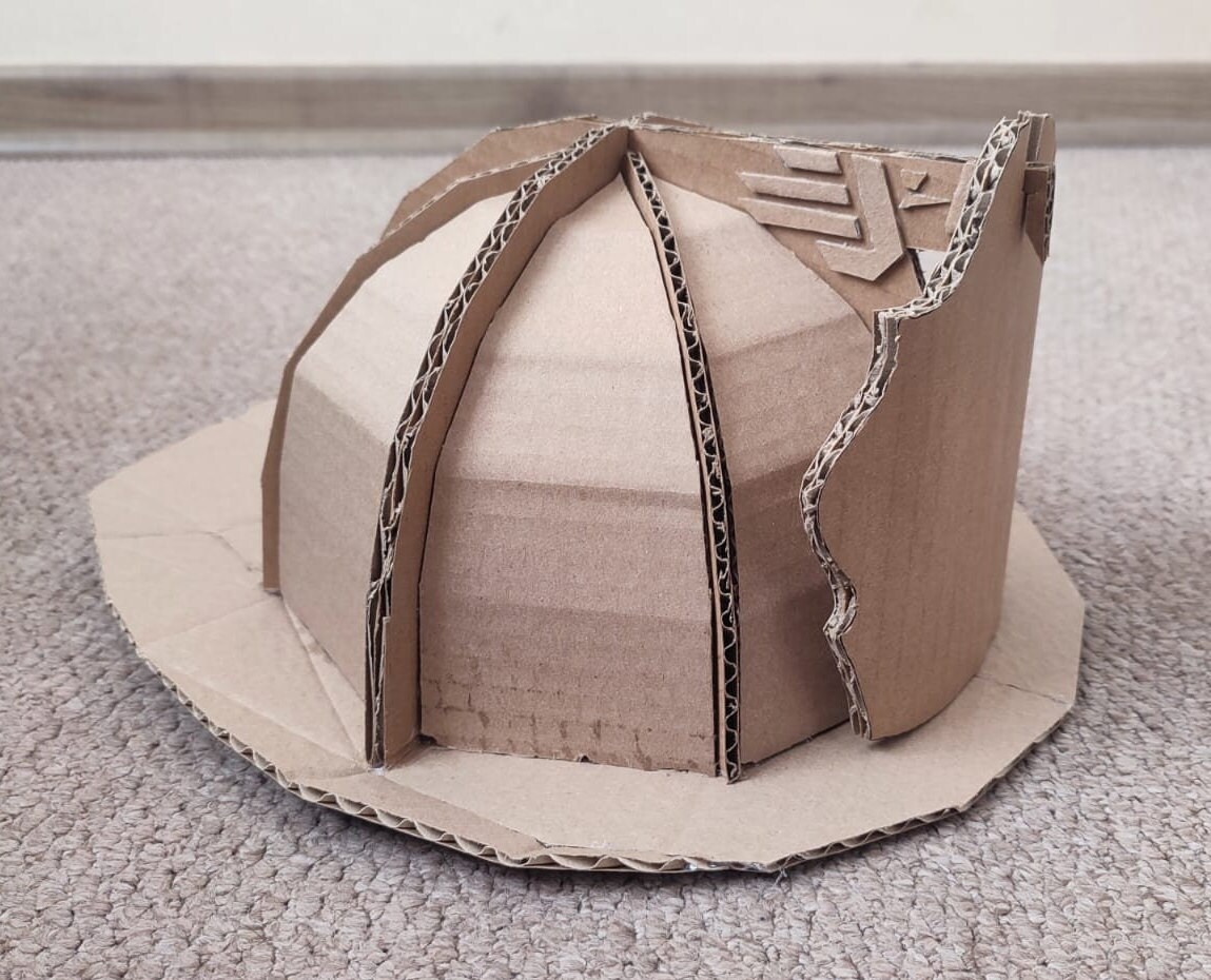 American Firefighter Helmet Cardboard - Etsy
