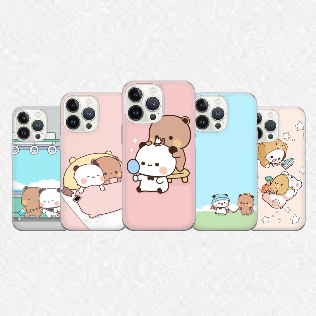 Bubu Dudu Bear Case Bubu and Dudu Bear Panda Phone Case, Aesthetic ...