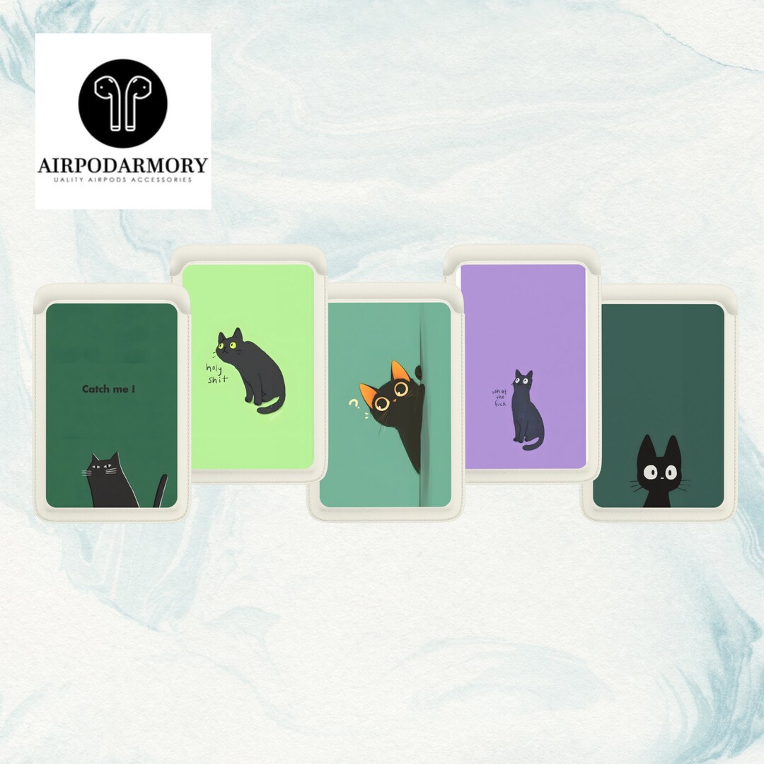 Meme Cat Magsafe Wallet, Magnetic Funny Cat Wallet Compatible With ...