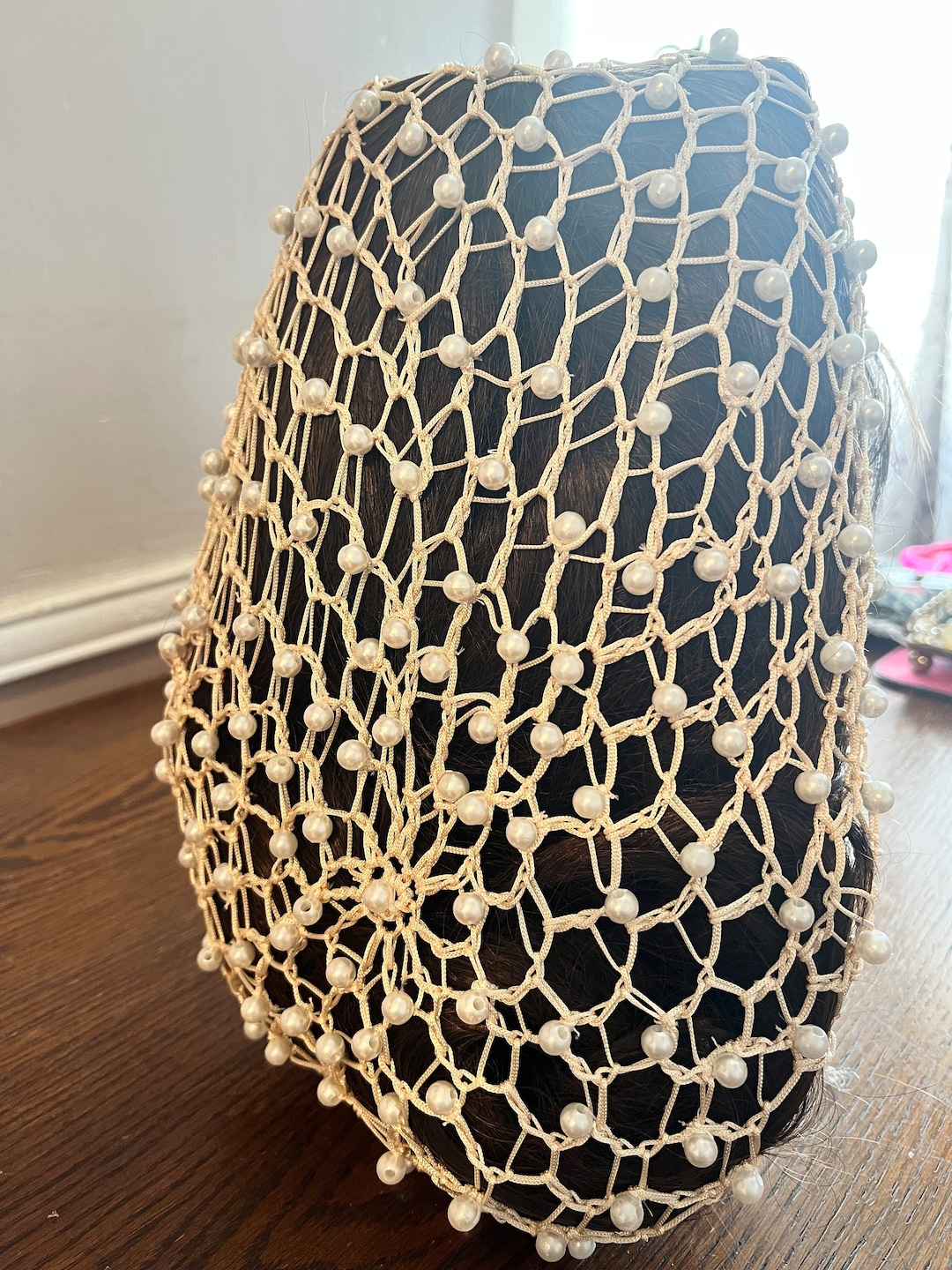 Renaissance Hair Snood W/ Pearls - Etsy