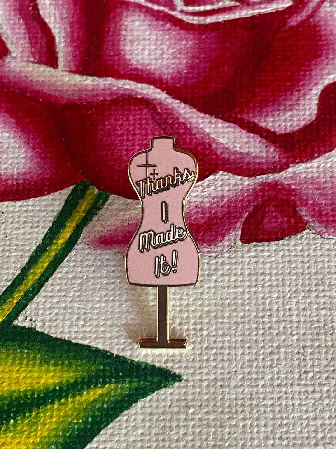 Thanks I Made It Enamel Pin - Etsy