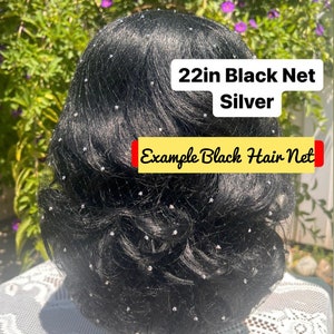 Sparkle Hair Net Made to Order: Sizes 22in- 20in - Etsy