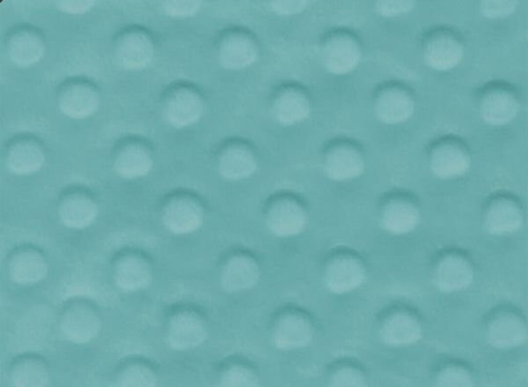 POOL BLUE DIMPLE Minky. Dimple Dot Minky. Blue Minky Fabric. Dimple ...