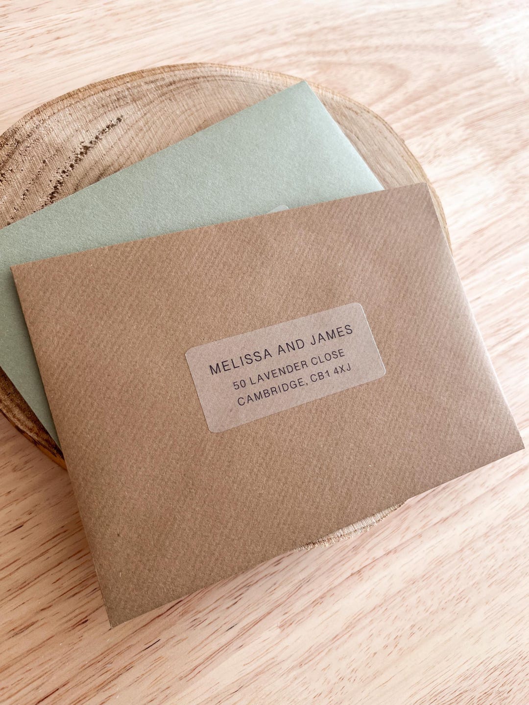 Personalised RSVP Address Labels for Envelopes, Clear Stickers Wedding ...
