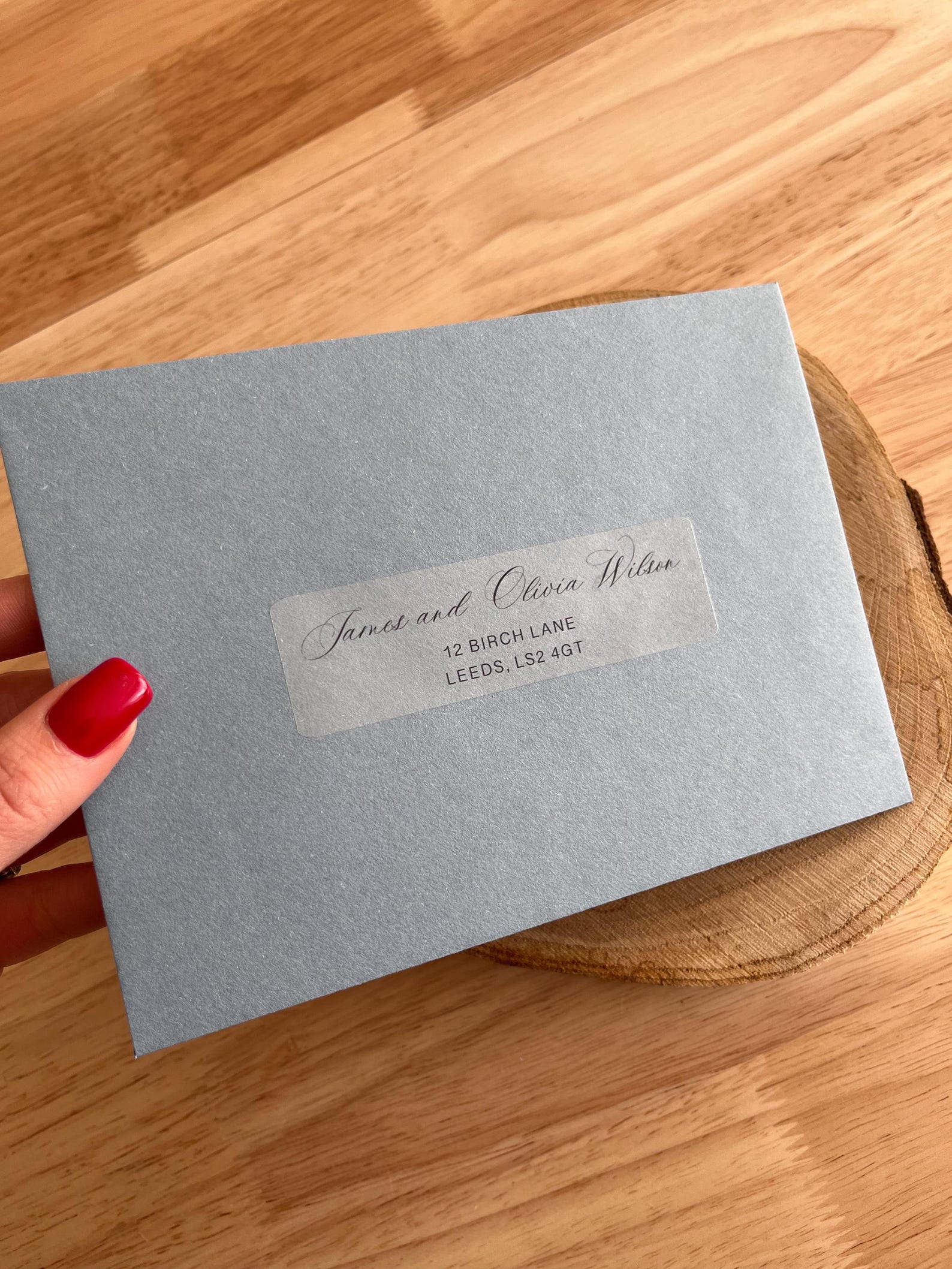 Personalised Guest Address Labels for Envelopes, Clear Stickers for ...