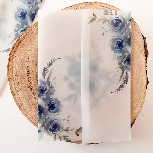 Floral Vellum Paper - Etsy