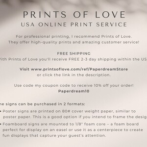 Modern Minimalist Personalised Wedding Welcome Order of the Day Sign ...