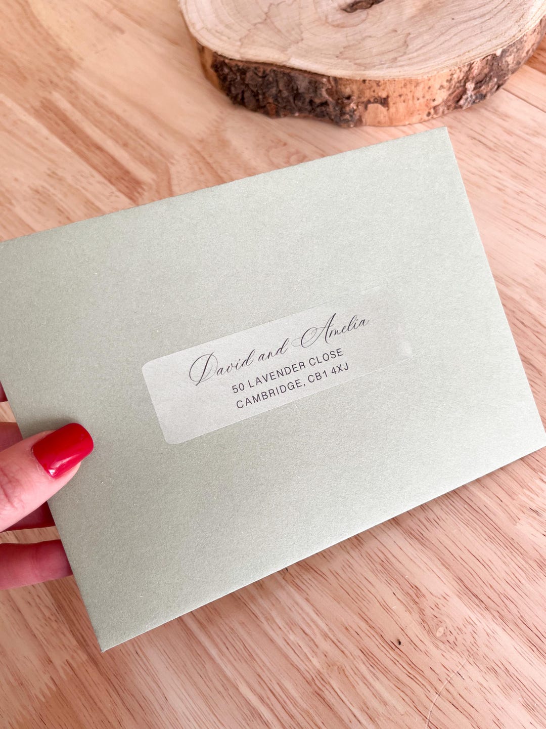 Personalised Guest Address Labels for Envelopes, Clear Stickers for ...