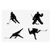 Hockey Player Stickers and Goalie Sticker Sheets, Hockey Stickers - Etsy