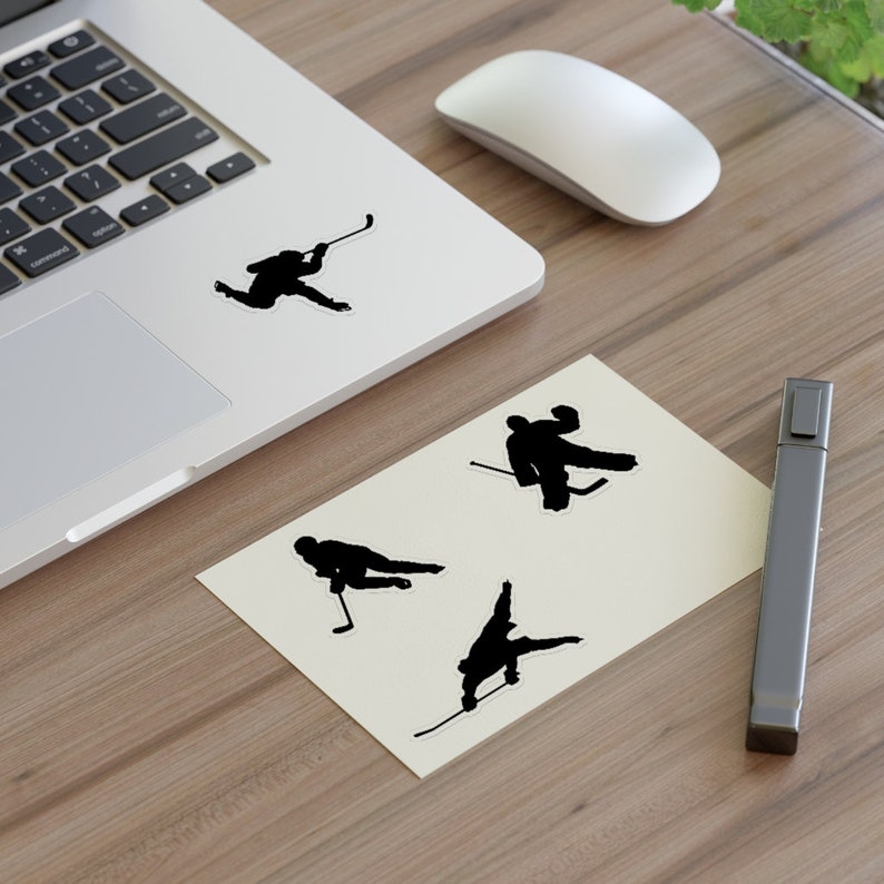 Hockey Player Stickers and Goalie Sticker Sheets, Hockey Stickers - Etsy
