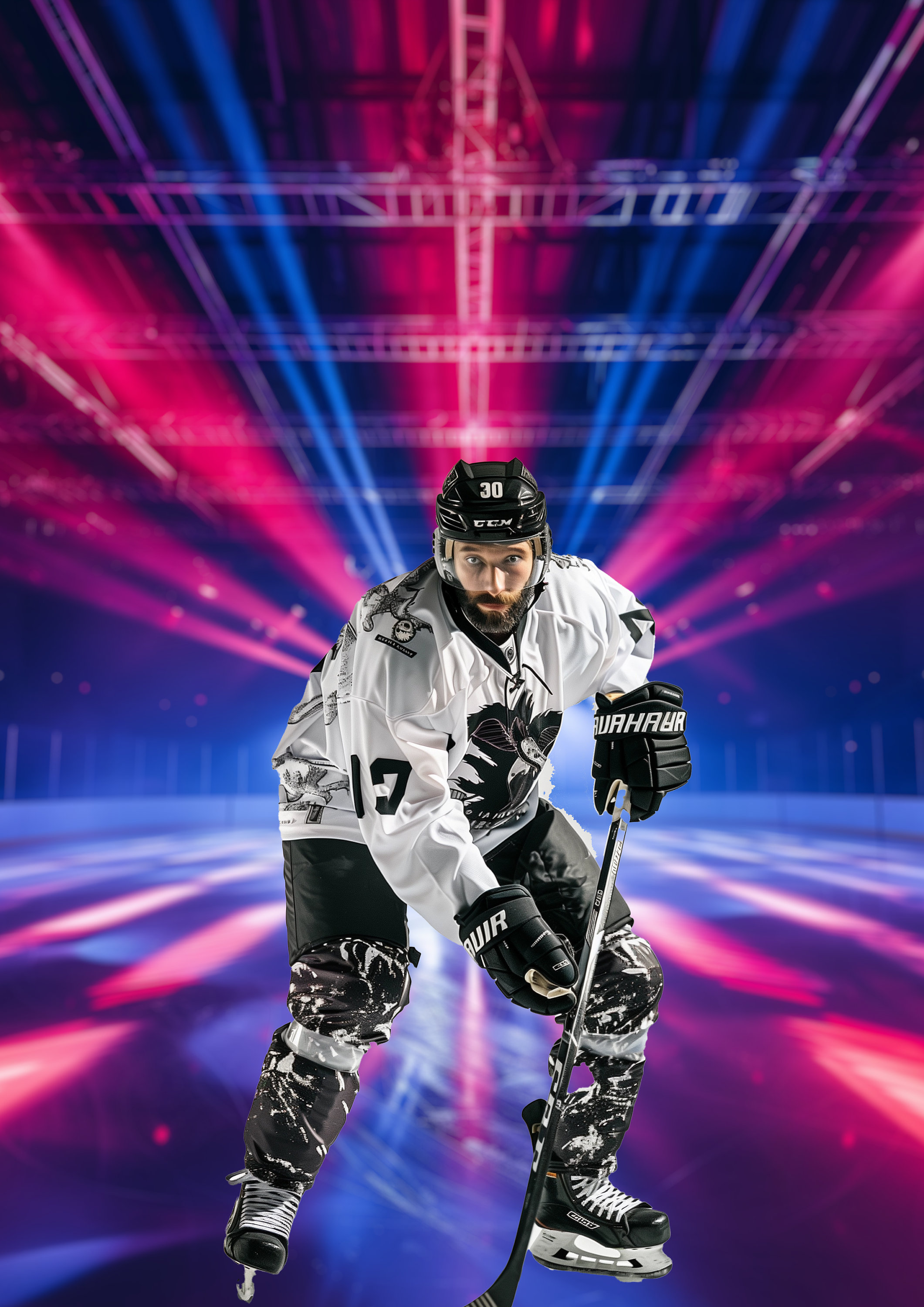 Ice Hockey Rink Photo Backgrounds | Sports Photography, Portrait ...