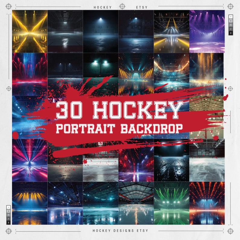 Ice Hockey Rink Photo Backgrounds | Sports Photography, Portrait ...