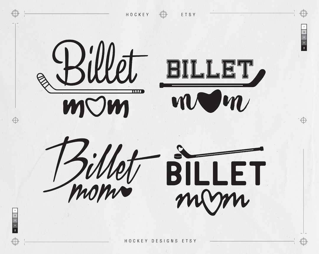 Billet Mom Hockey SVG Bundle, Gift for Mom (digital Files) - Etsy