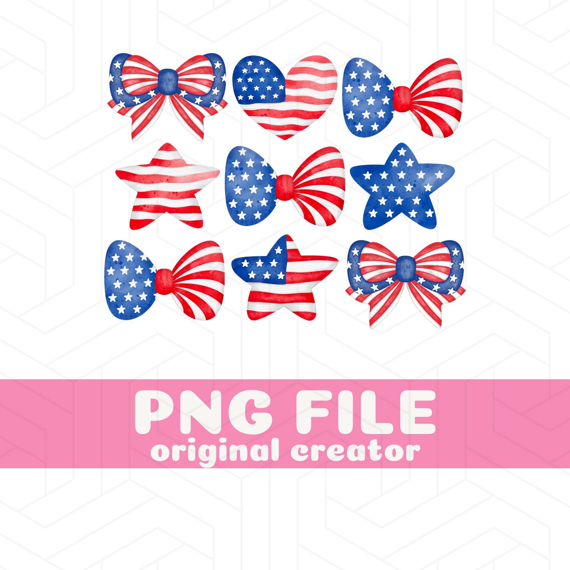 Coquette PNG Coquette Bow 4th of July PNG Coquette Aesthetic Room Decor ...
