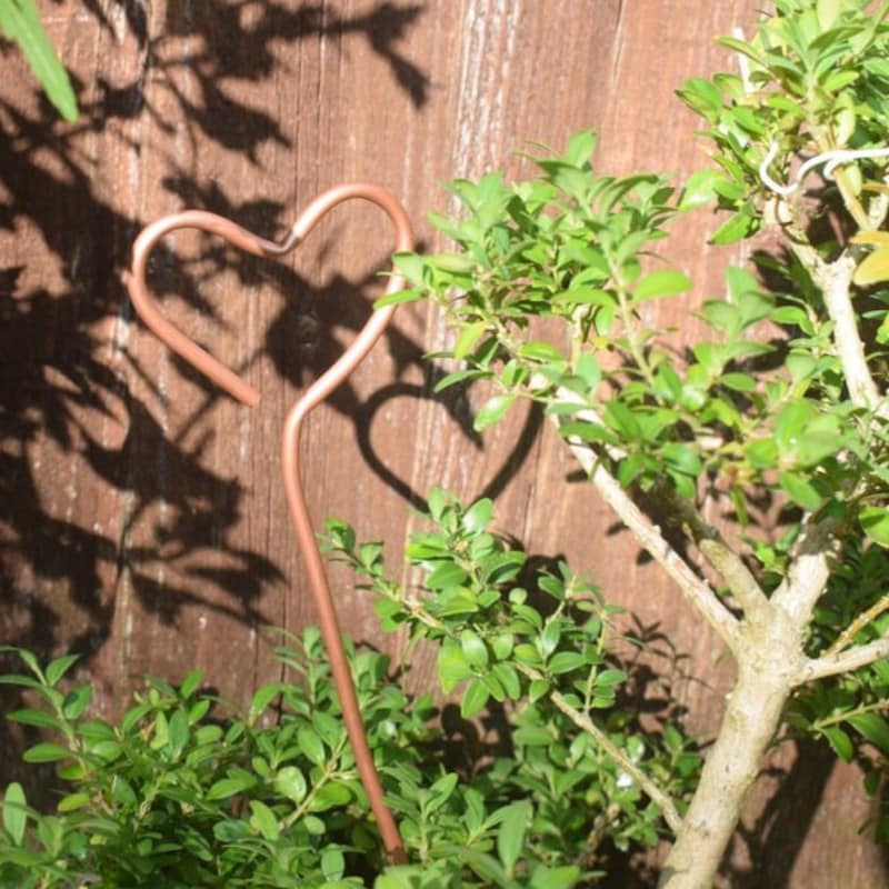 Copper Heart for Garden - Etsy UK