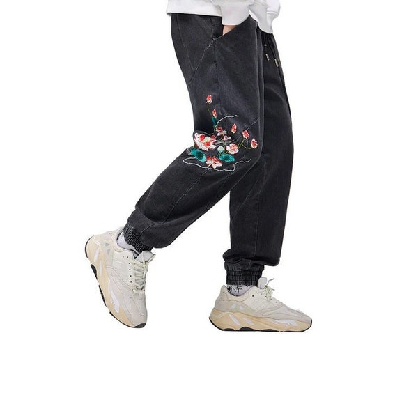 Embroidered Pants - Etsy