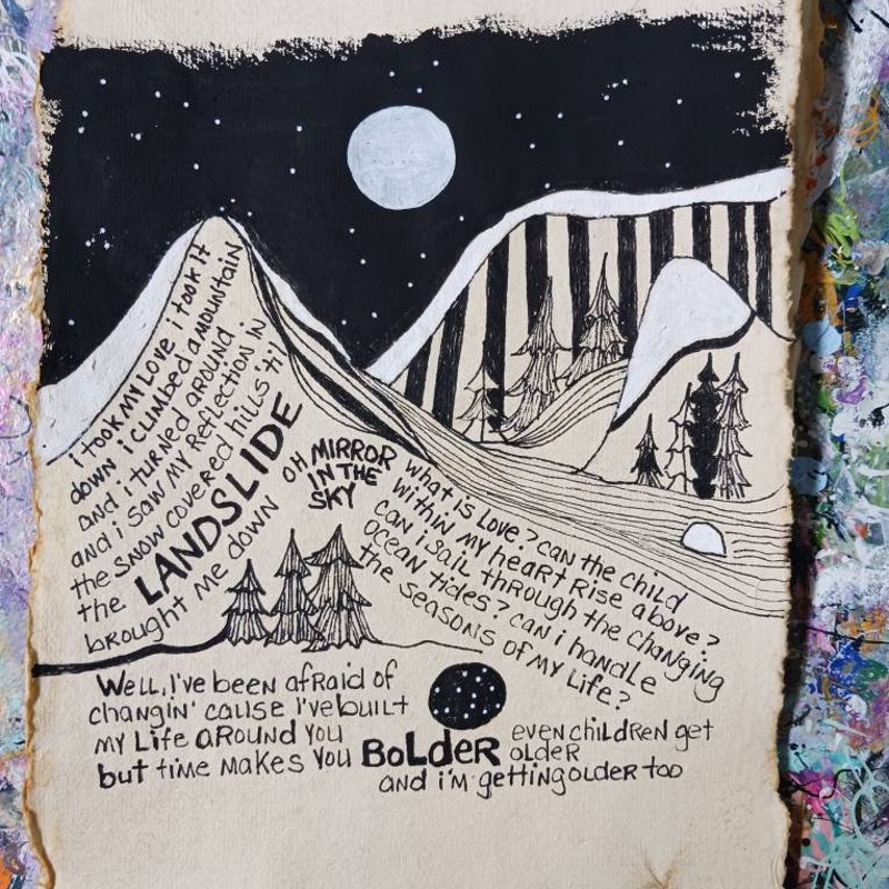 Song Lyric Art - Etsy