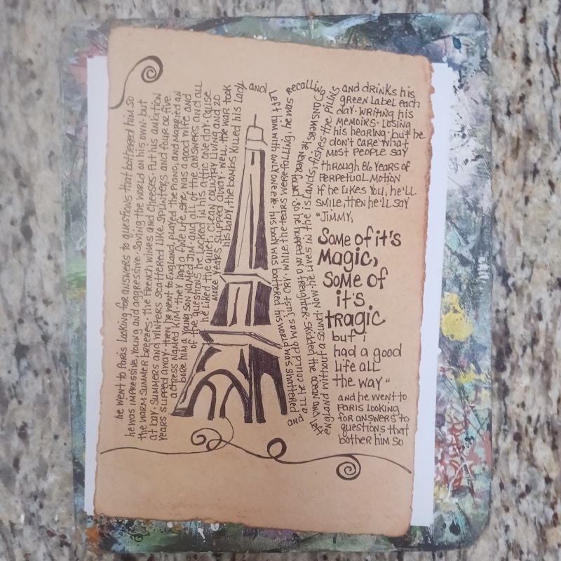 Pen and Ink Drawing Paris - Etsy