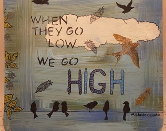 We Go High Quote - Etsy