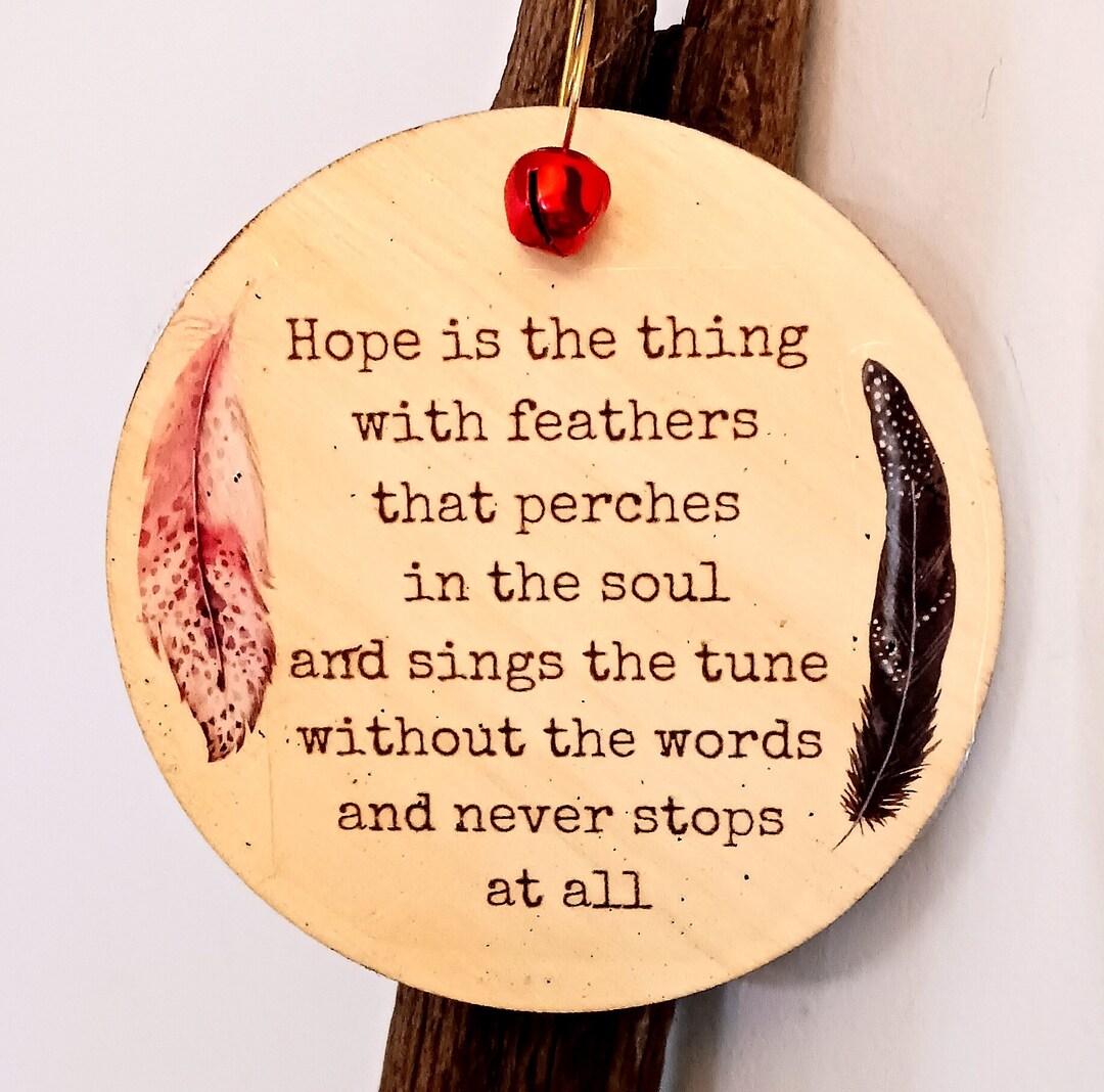 Emily Dickinson Mixed Media Paper Collage One of a Kind Christmas Tree ...