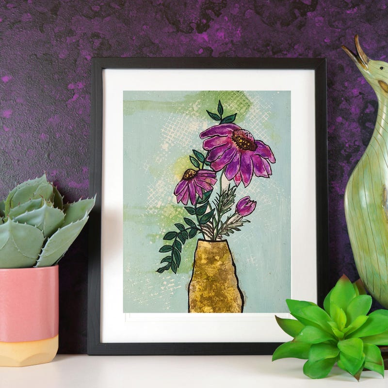 Alcohol Ink Vase - Etsy