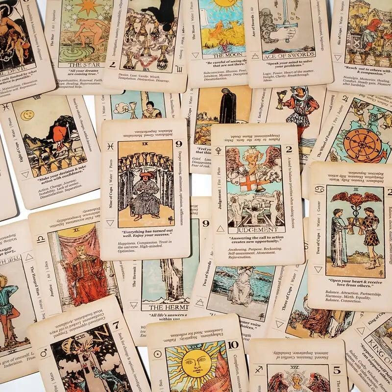 Antique Tarot Cards - Etsy
