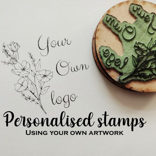 Your Name Personalised Rubber Stamp - Etsy