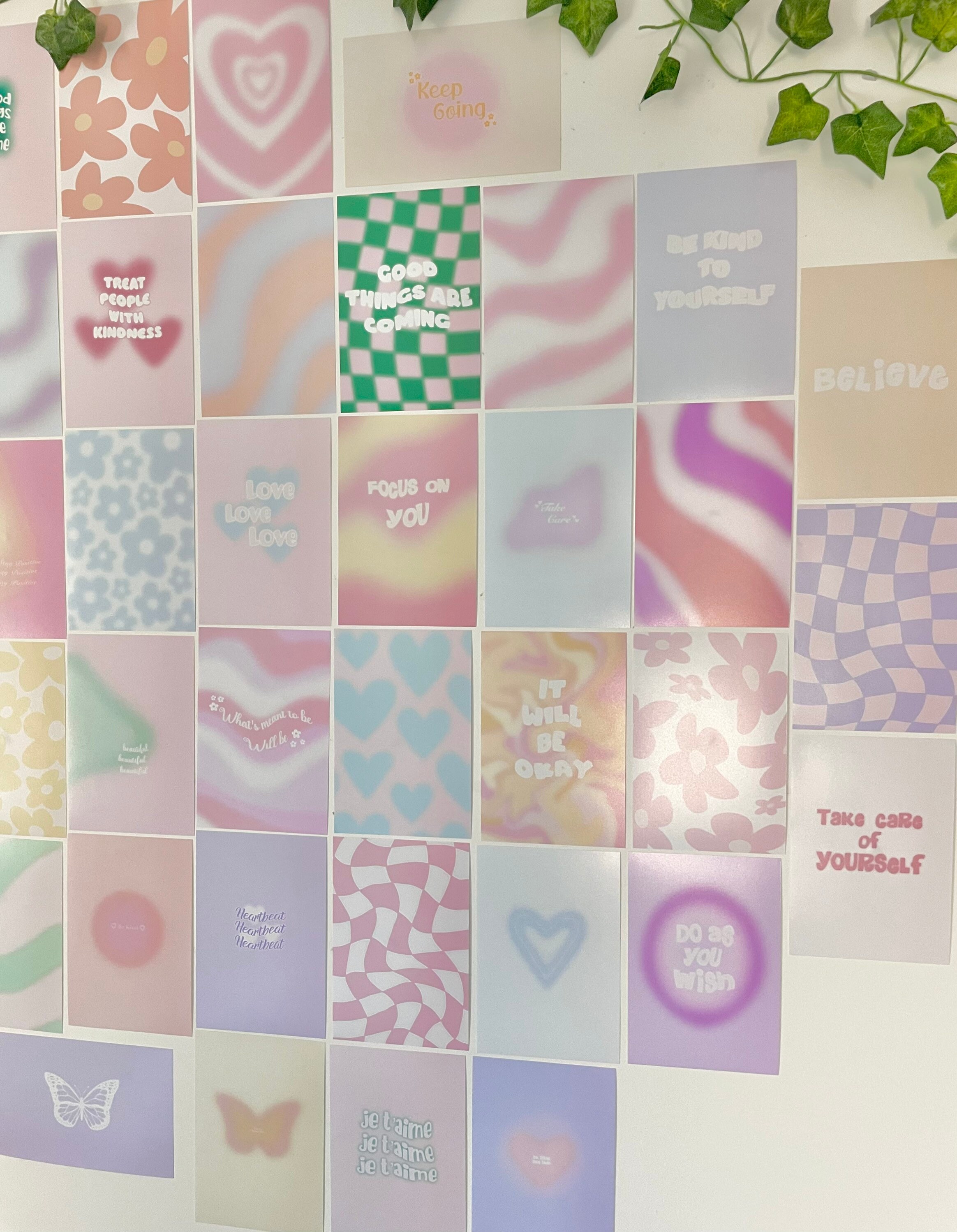 Dreamy Danish Pastel Wall Collage 40 Physical Prints - Etsy UK