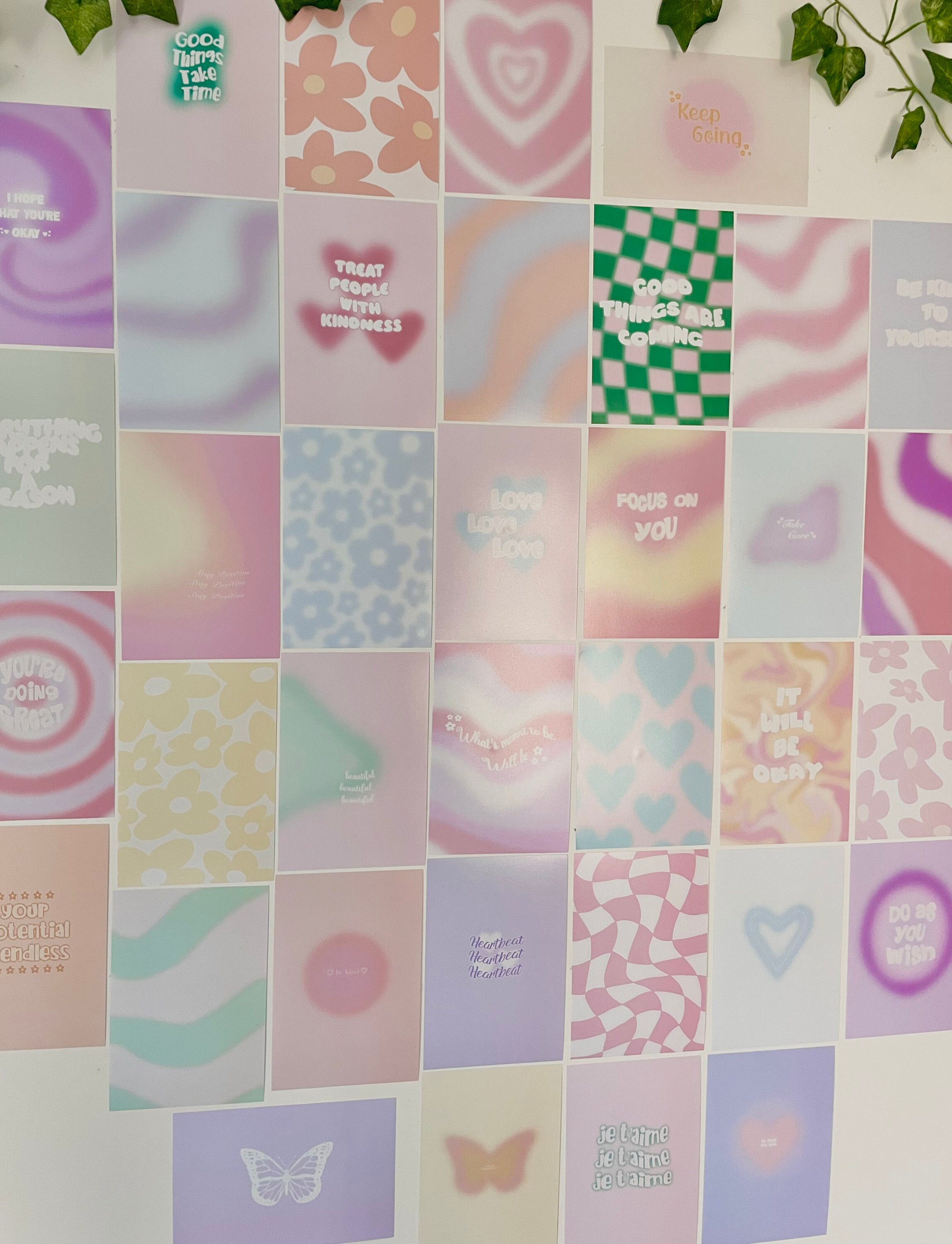 Dreamy Danish Pastel Wall Collage 40 Physical Prints - Etsy UK