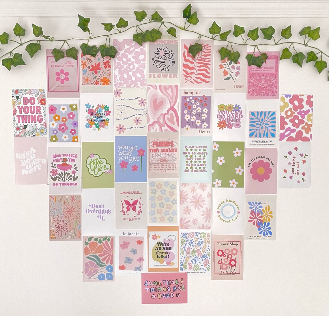 Pastel Aesthetic Wall Collage - 40 Physical Prints - Etsy Canada